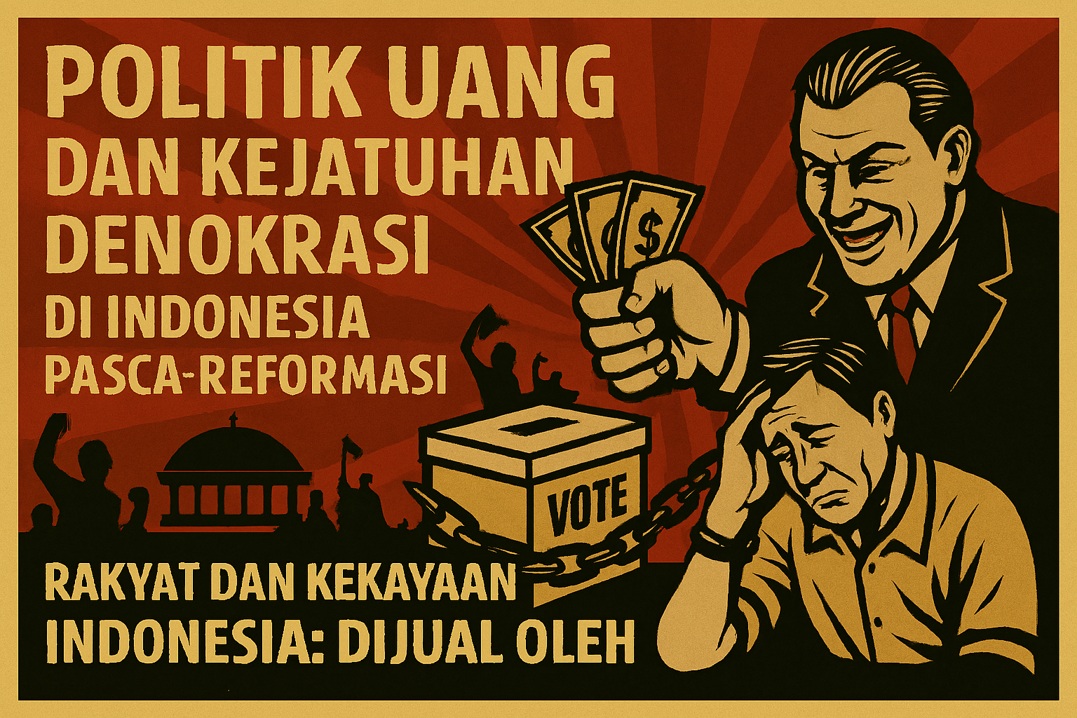 Politik Uang, dan Kejatuhan Demokrasi di Indonesia Pasca-Reformasi ...